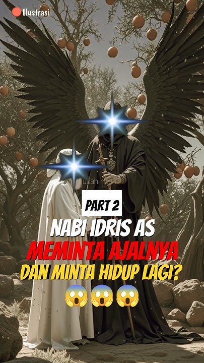 Kisah Nabi Idris PART 2 | Nabi Idris yang ingin merasakan mati. #kisah #motivation #nasehat ...