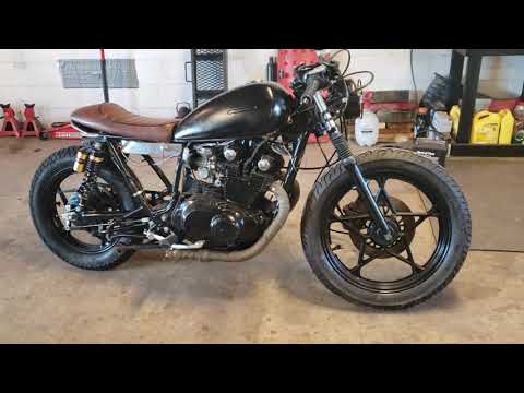 Pt5: 1980 Suzuki GS450 cafe cold start update on progress - YouTube