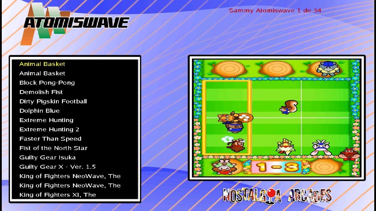 AdvanceMENU Plus Sammy Atomiswave - YouTube