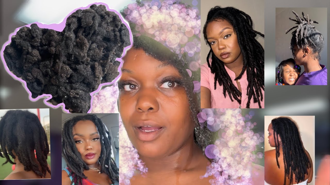 Thick Locs Journey | 4 year update | Detangle and Trim - YouTube