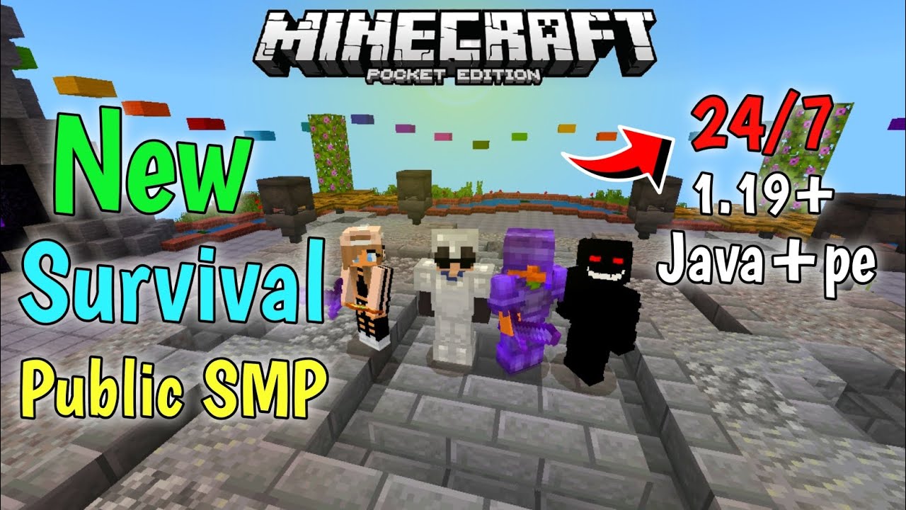 VAMPIRE 24/7 SURVIVAL PUBLIC SMP | IP+PORT 1.19+ | NON ATERNOS SMP FRE ...