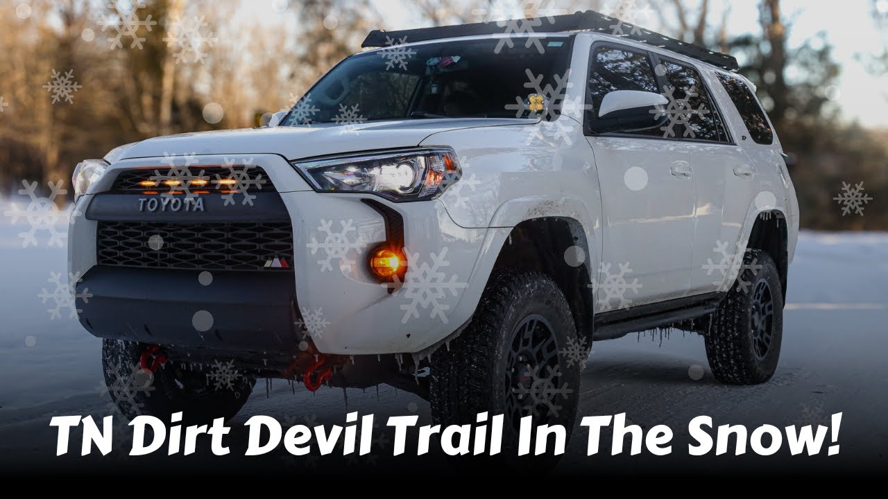 Snow Trails In The 5th Gen 4Runner SR5! - YouTube