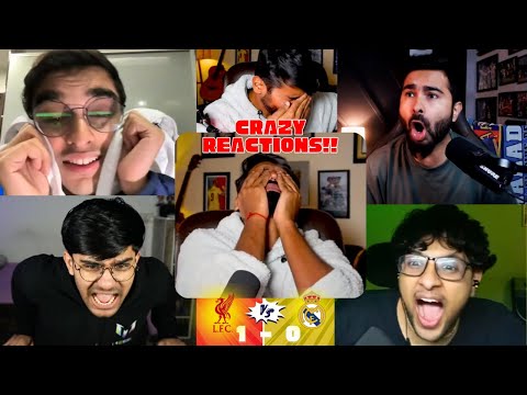 Crying REAL MADRID Fans AND HAPPY BARCA Fans Reaction to LIVERPOOL 1-0 REAL MADRID | UCL
