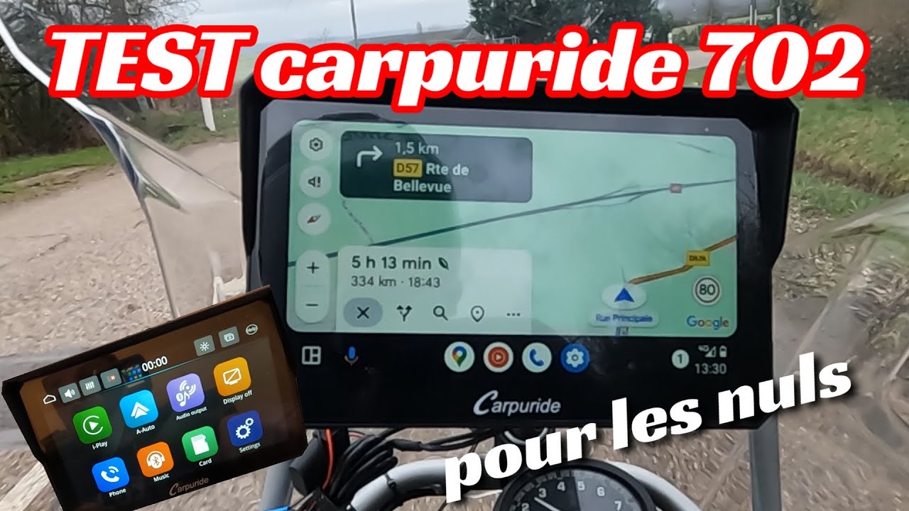 TEST Carpuride W702 (et Android Auto) pour les nuls (comme moi). Essai ...