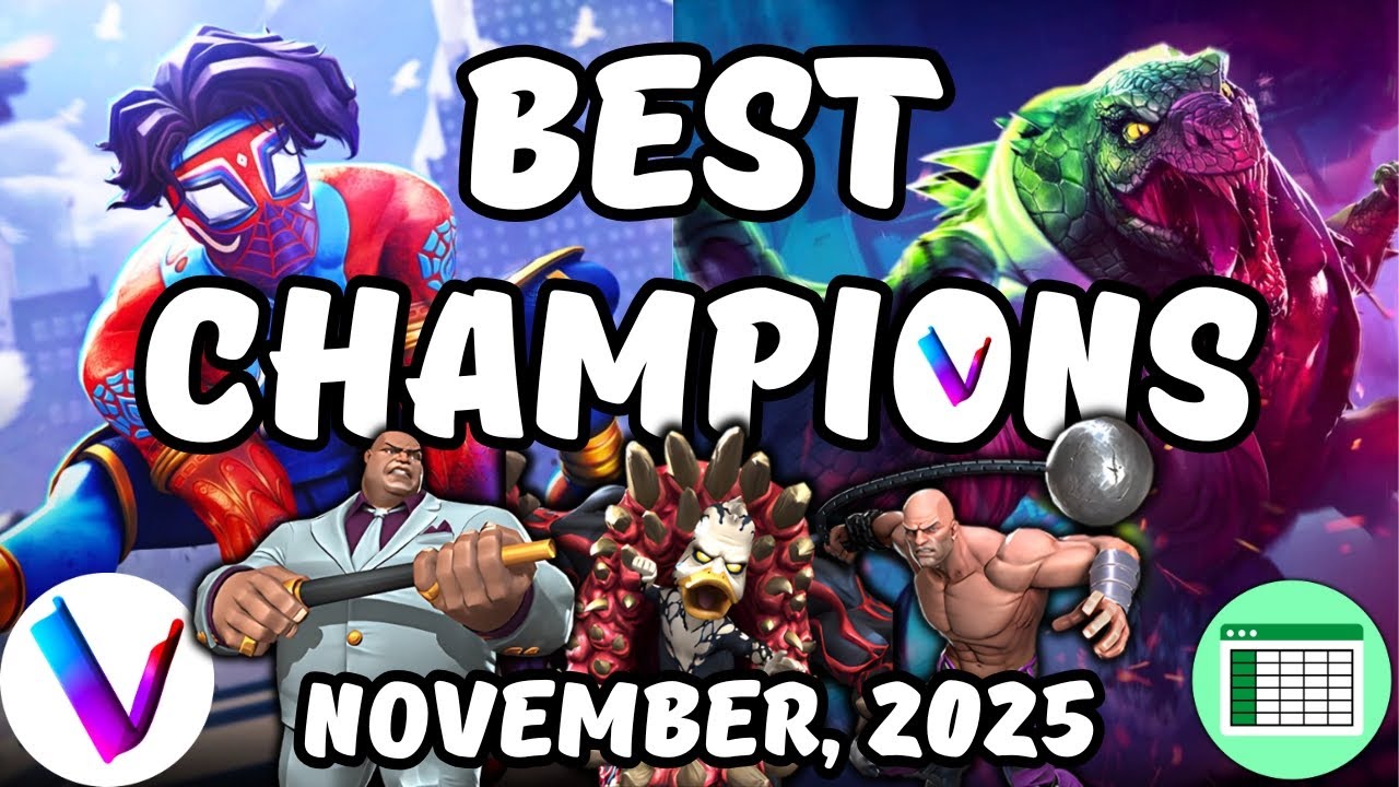 Best Champions Ranked - Vega's Tier List & Spreadsheet November ...