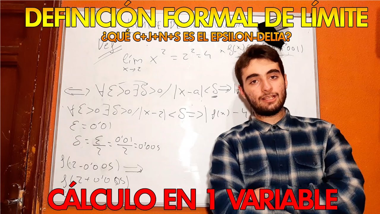DEFINICIÓN FORMAL DEL LÍMITE DE UNA FUNCIÓN (EPSILON-DELTA) LO VAS A ...