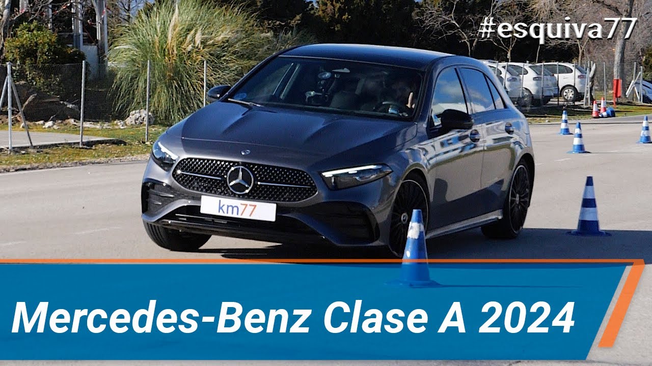 Mercedes-Benz Clase A 250 e (2024) - Maniobra de esquiva (moose test) y ...