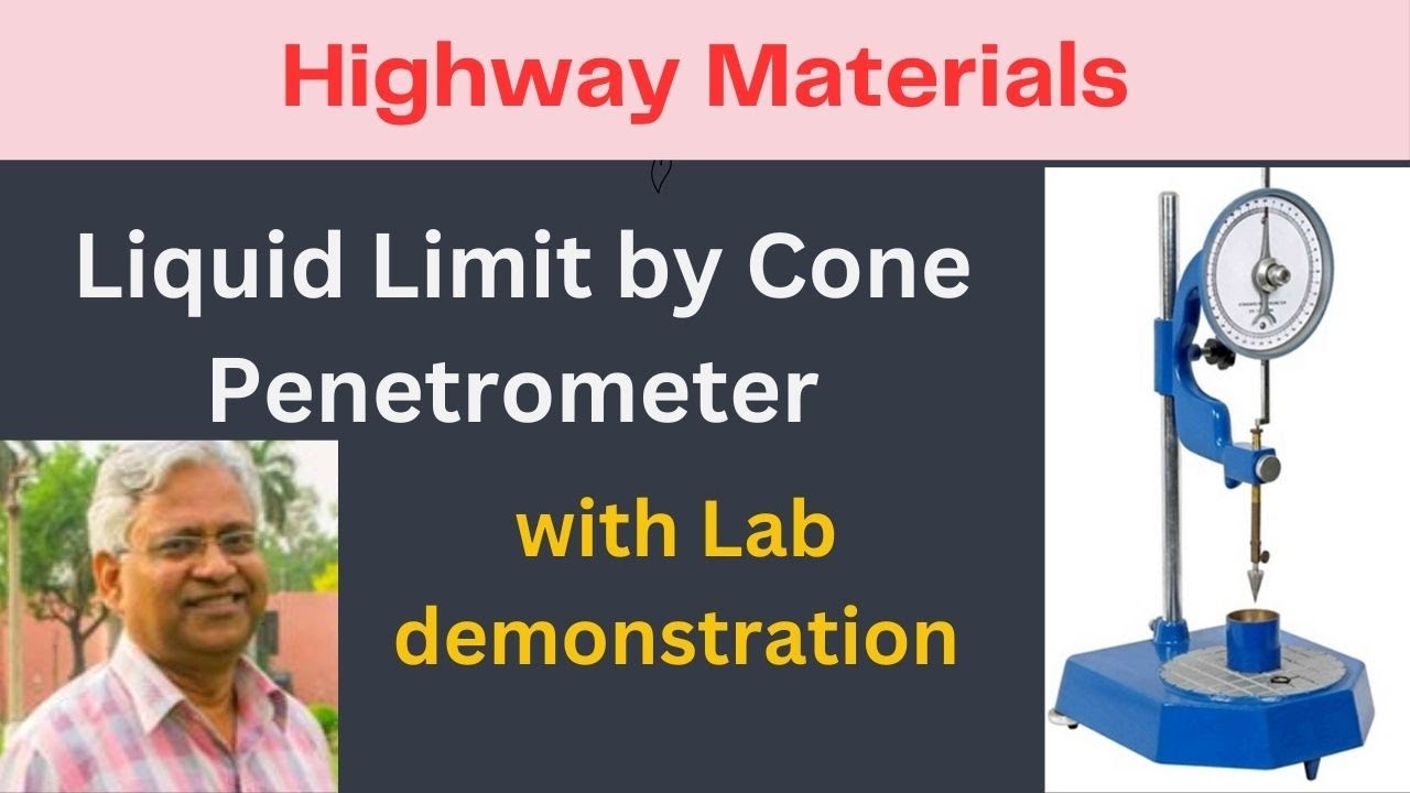 Determination of Liquid Limit of a soil by cone penetrometer method - A ...