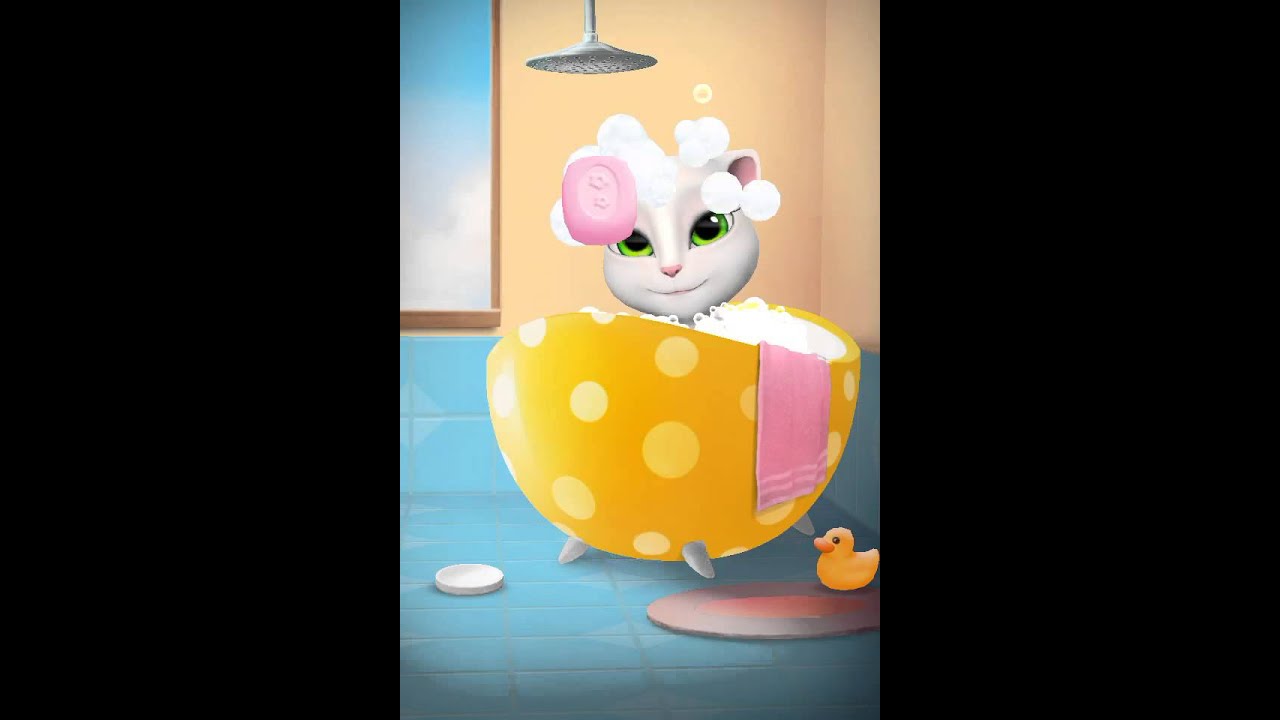 [My Talking Angela] Angelas afro - YouTube