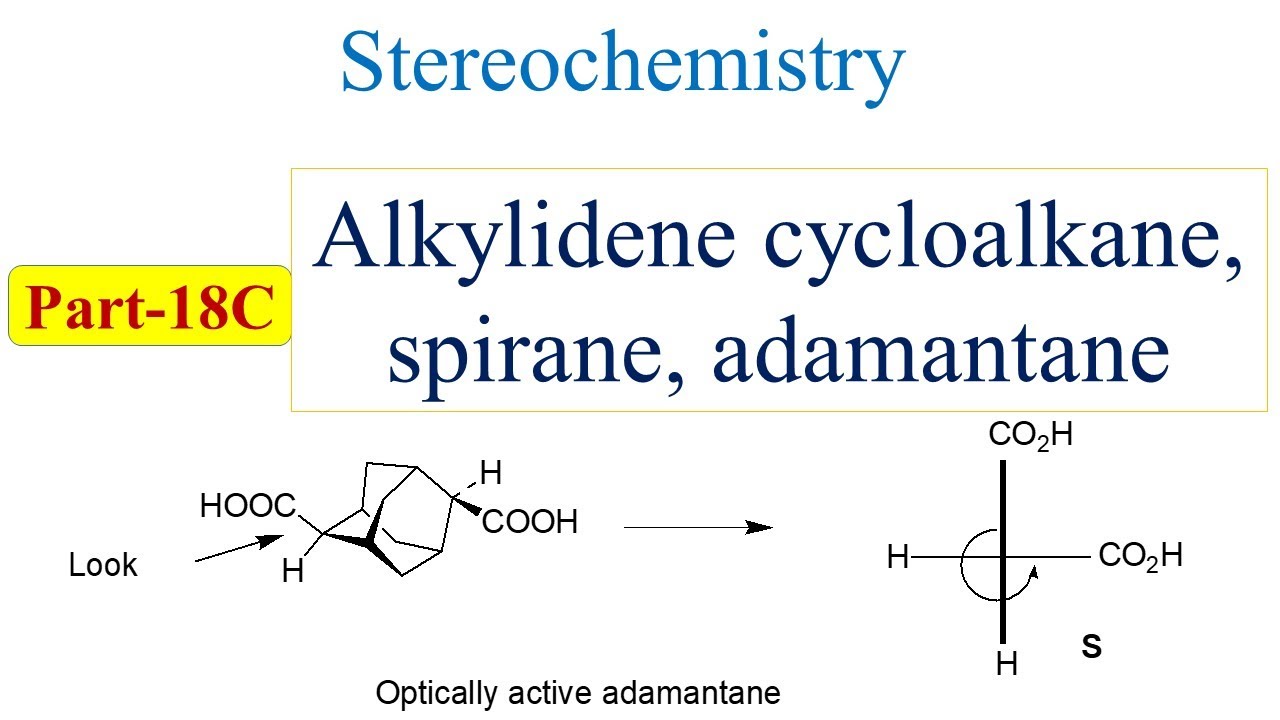 44. Chiral axis in alkylidene-cycloalkane, spiranes, adamantanes ...