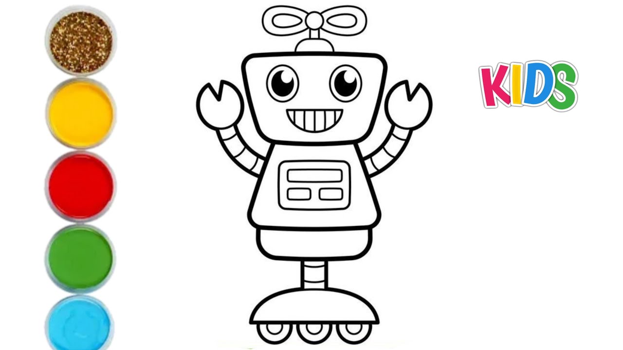 Robot Drawing For Kids