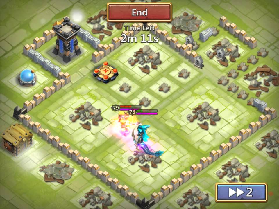 Castle Clash:Skull Knight (winner) vs Death Knight - YouTube