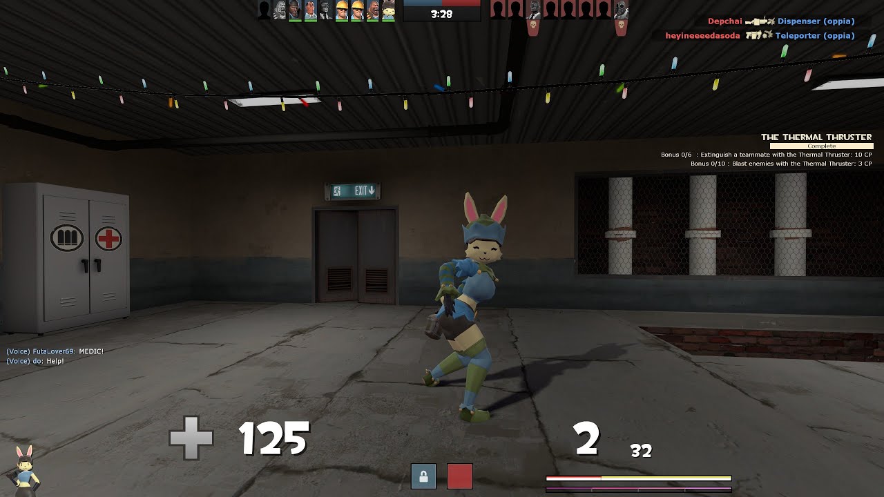 Team Fortress 2 1-Hourish Christmas Stream with Lucy the Bun mod ...