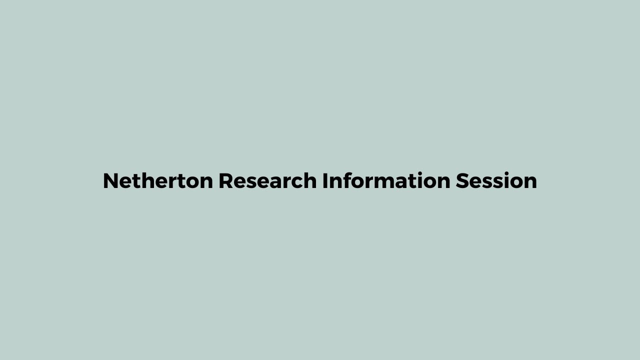 Netherton Syndrome Research Info Session from 5 8 23 - YouTube