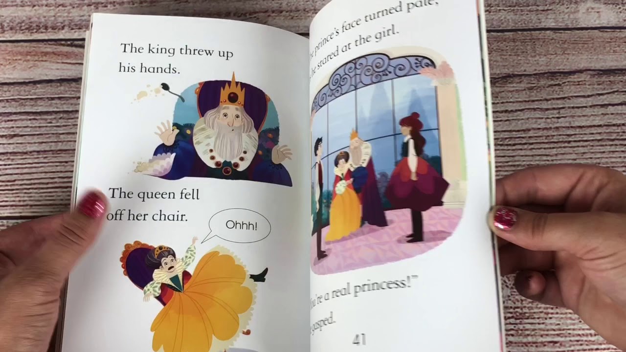 A Look Inside The Princess and the Pea Read with Usborne Level 2 Reader ...