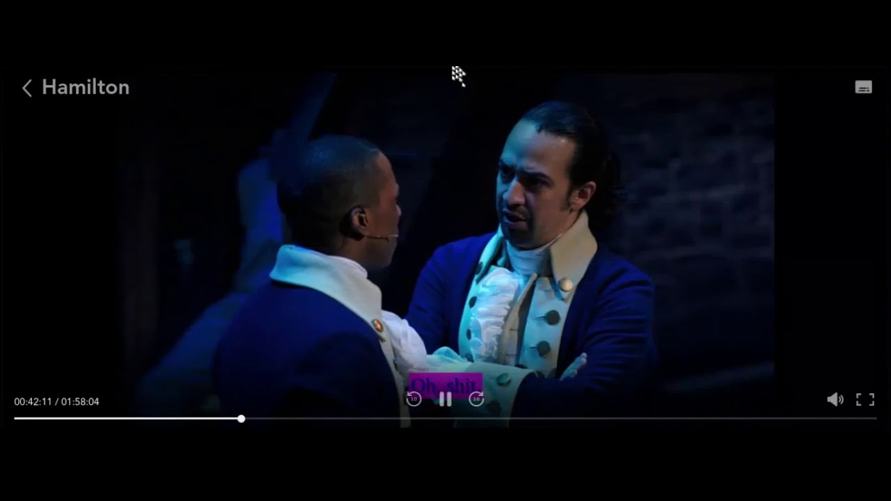 Oh shit- (Hamilton Clip 2) - YouTube