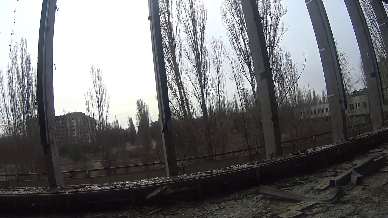 Chernobyl Remnants of Soviet style buildings - YouTube