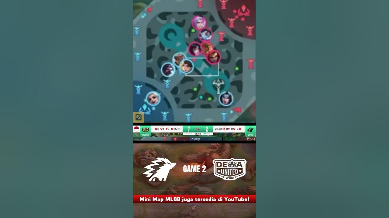 [Mini Map] ONIC vs DEWA - Game 2 - Week 3 Day 1 - Regular Season - MPL ID S15 - YouTube