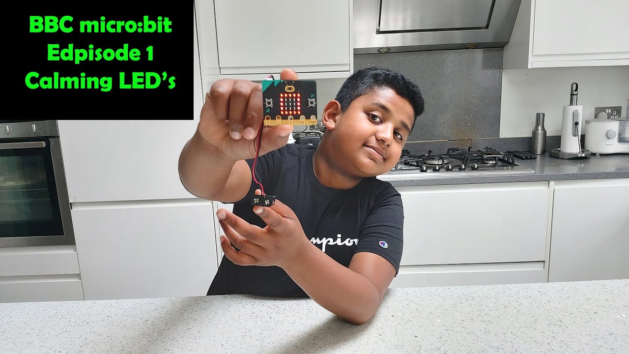BBC micro:bit | Episode 1: Calming LED's | Karan's World - YouTube