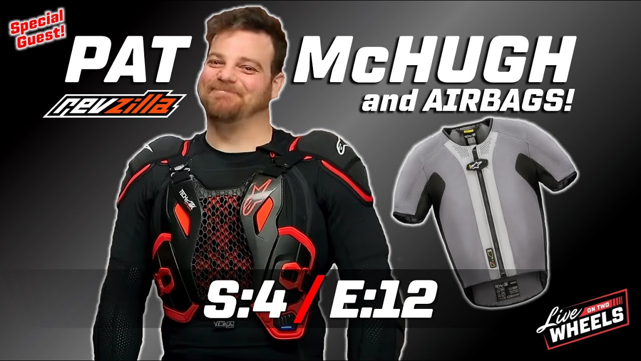 PAT McHUGH from REVZILLA joins to Talk AIRBAGS and STUFF! | Live OnTwoWheels S4:E12 - YouTube