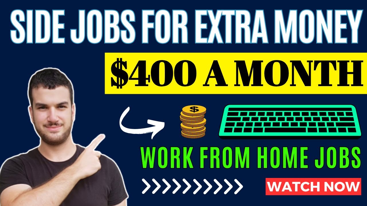 Flexible Side Jobs To Earn Extra Money Online - Work From Home Jobs ...
