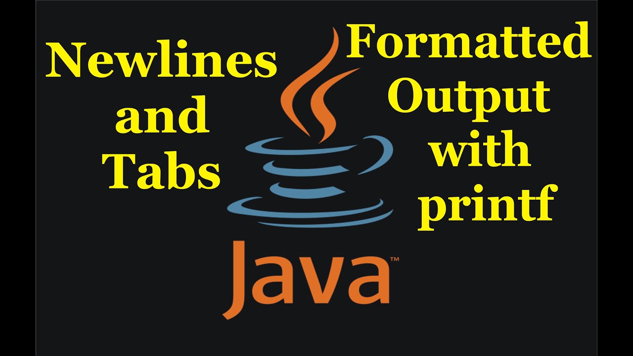 Writing Special Characters Newlines And Tabs Formatted Output With Writing Special Characters Newlines And Tabs Formatted Output With