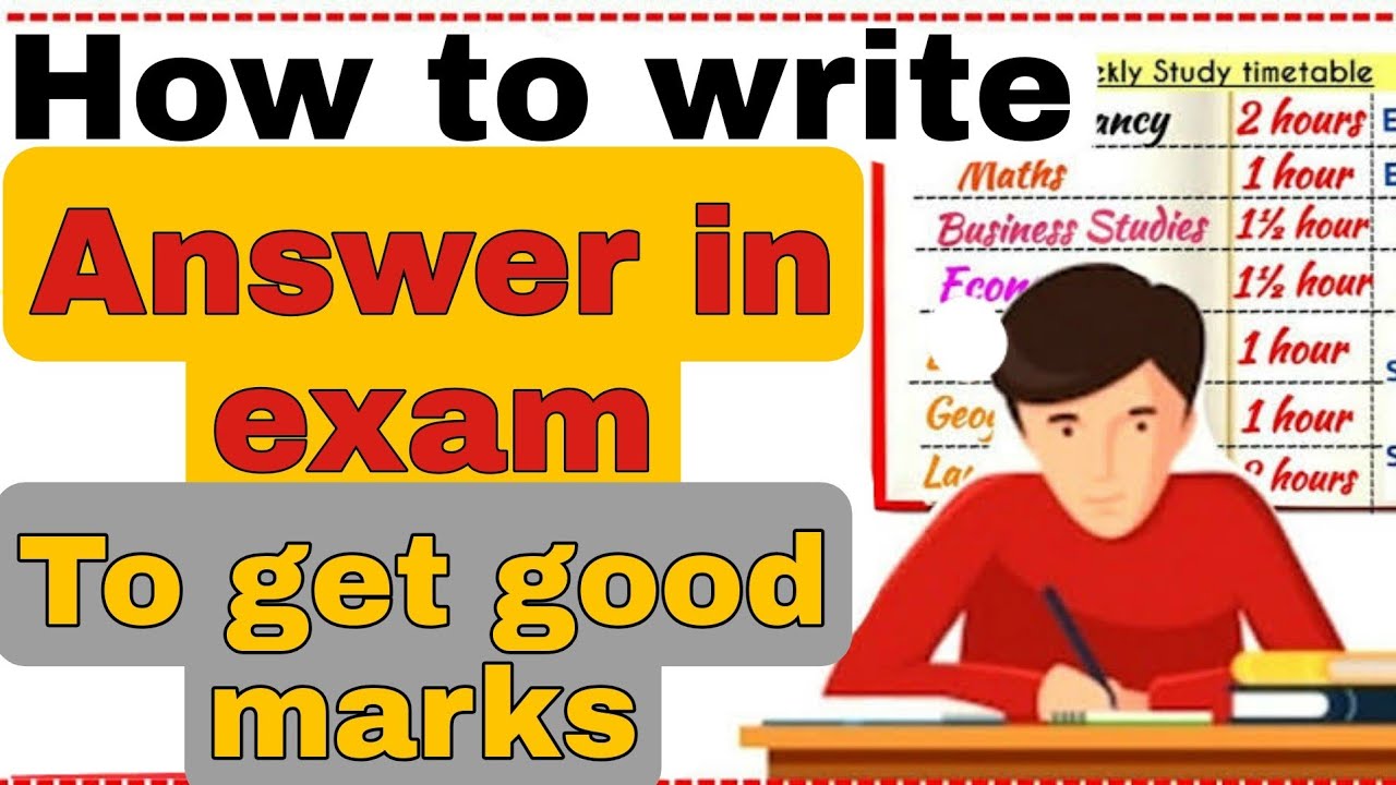 How to write answer in exam | exam tips | hamari kaksha - YouTube