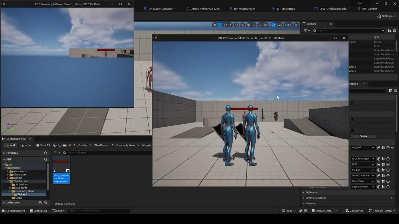 UE5 Full Game Tutorial #12 - Advanced Replicated Healthbar - YouTube