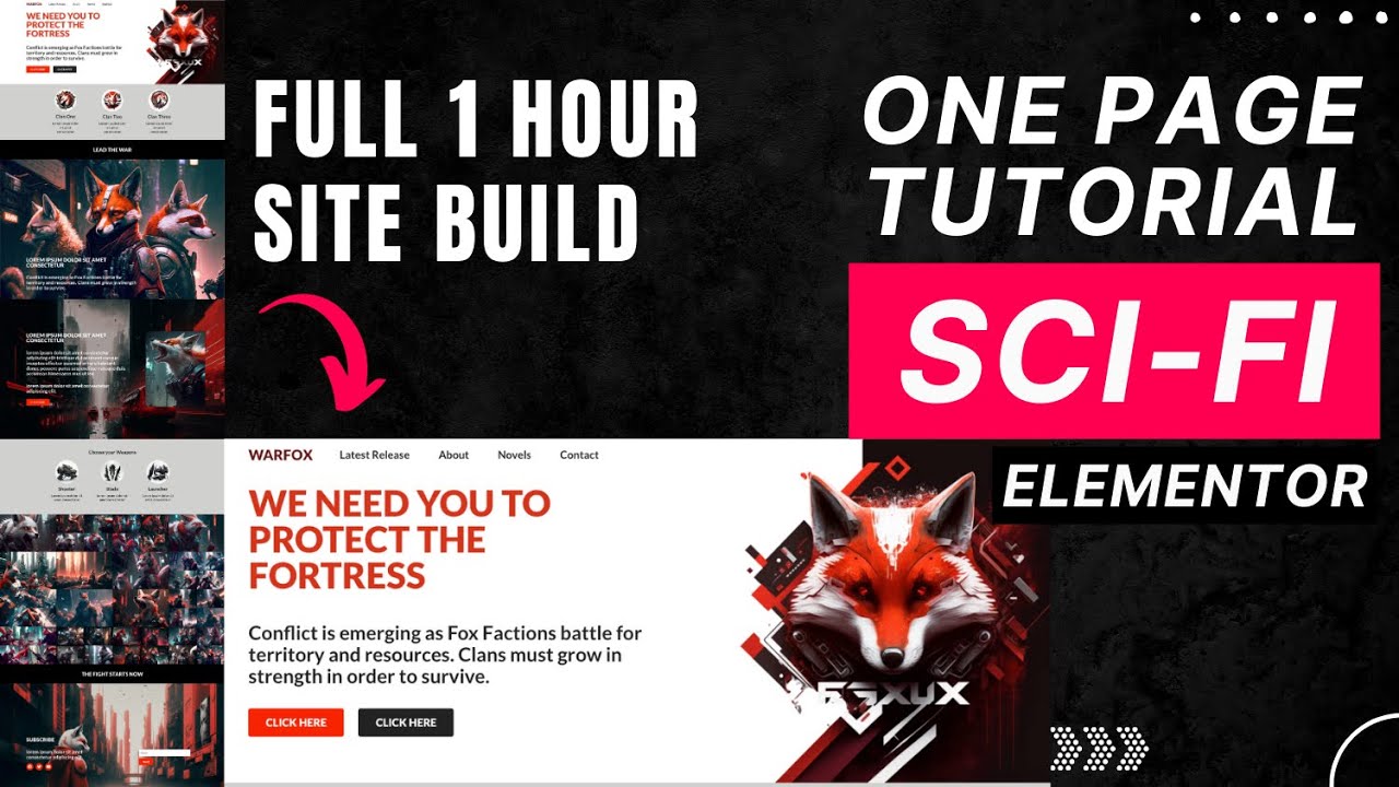 Landing Page Tutorial - Sci-Fi Science Fiction - MidJourney AI Images ...