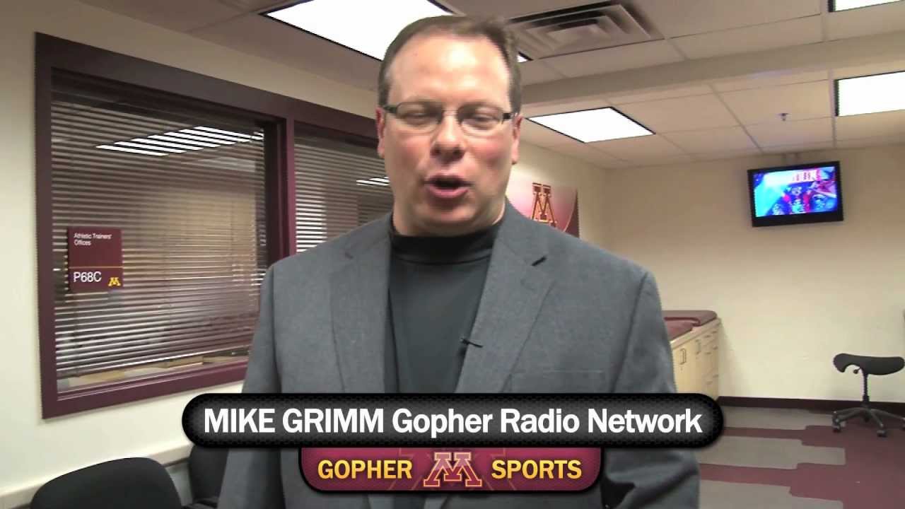 Barnstorming with Grimm: Gopher Athletic Medicine - YouTube