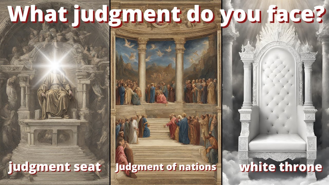 What judgment do you face? Judgment Seat of Christ, judgment of the nations and Great white ...