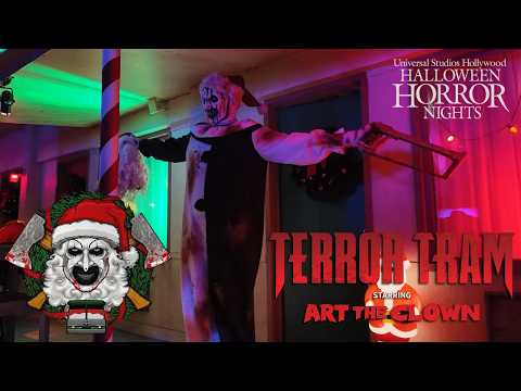 Terrifier Takes Over Terror Tram! | Halloween Horror Nights 2026 Universal Studios Hollywood