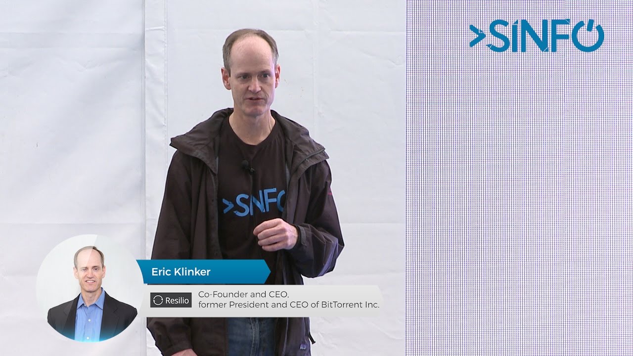 SINFO 24 - Eric Klinker (Co-Founder and CEO @ Resilio Inc, former CEO ...