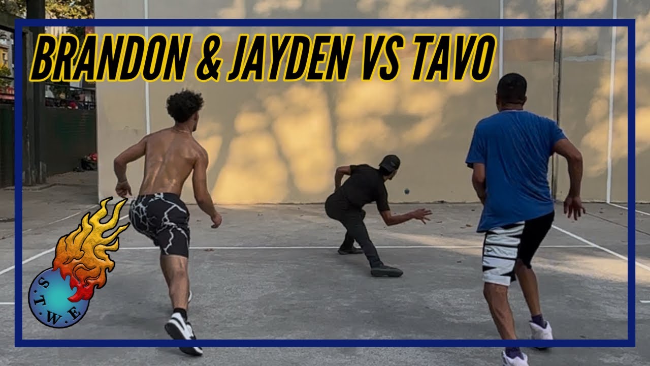 Brandon & Jayden Vs Tavo - NYC Handball Doubles Match at Grand - YouTube