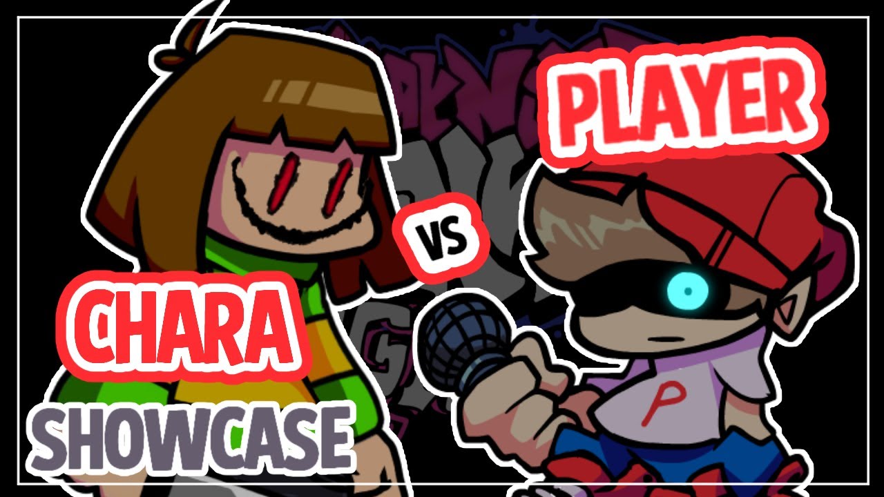PLAYER vs CHARA- Friday Night Funkin Logic but mods - [FNF MOD ...