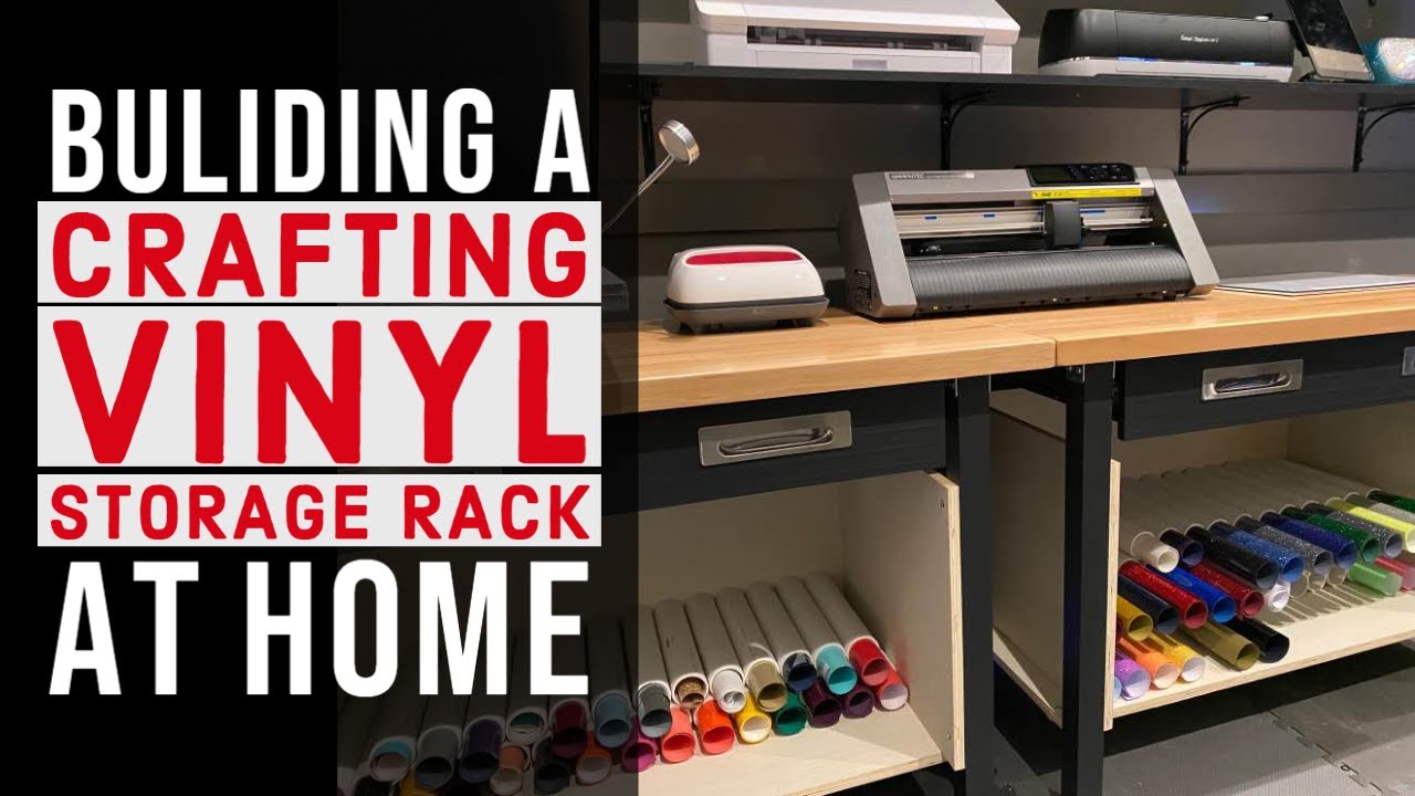 Making a Home Vinyl Storage Shelf for HTV and Sign Vinyl | #AskMatt S2 ...