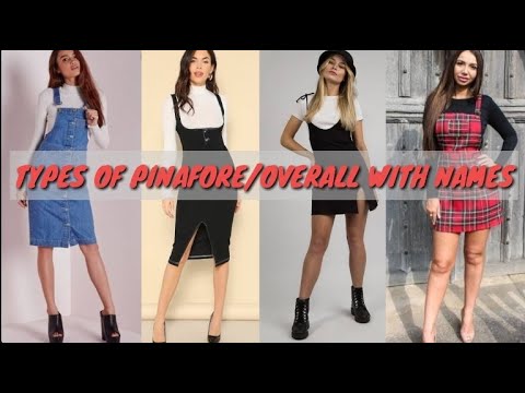 TYPES OF PINAFORE/OVERALL DRESSES WITH NAMES | Types of pinafore ...