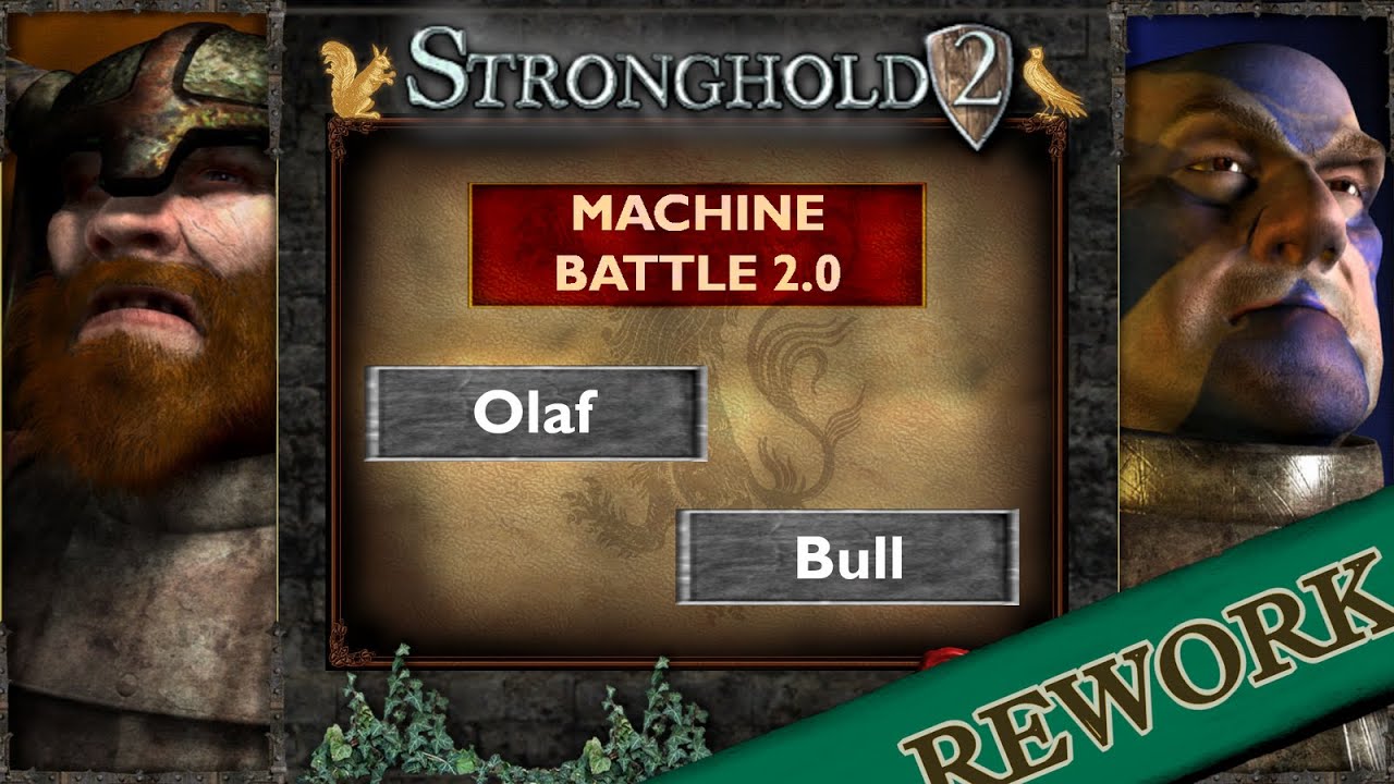 Machine (bots) battle in Stronghold 2 || Olaf vs Bull - YouTube