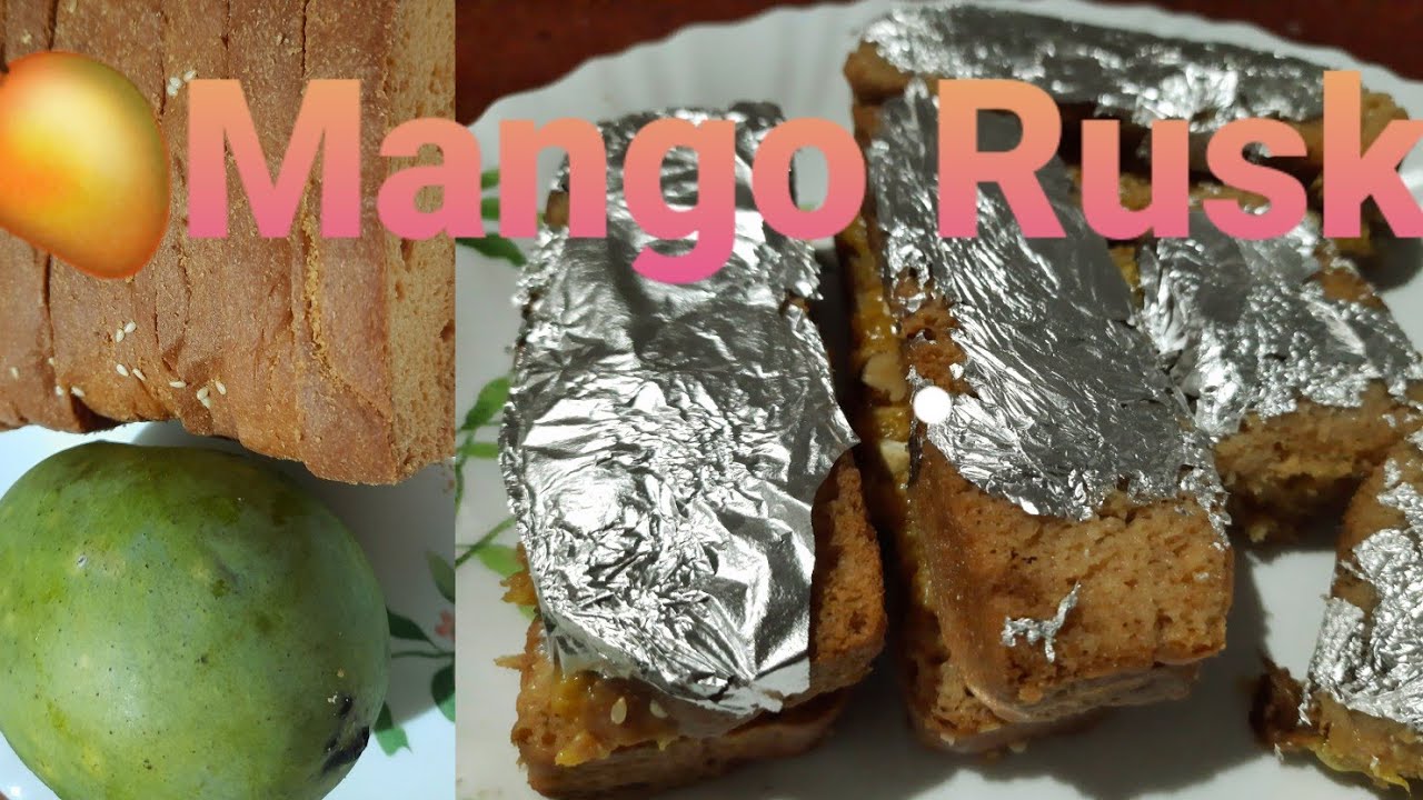 Mango 🥭 Rusk |Quick Rusk Mango Recipe | Instant 5 minutes Dessert ...