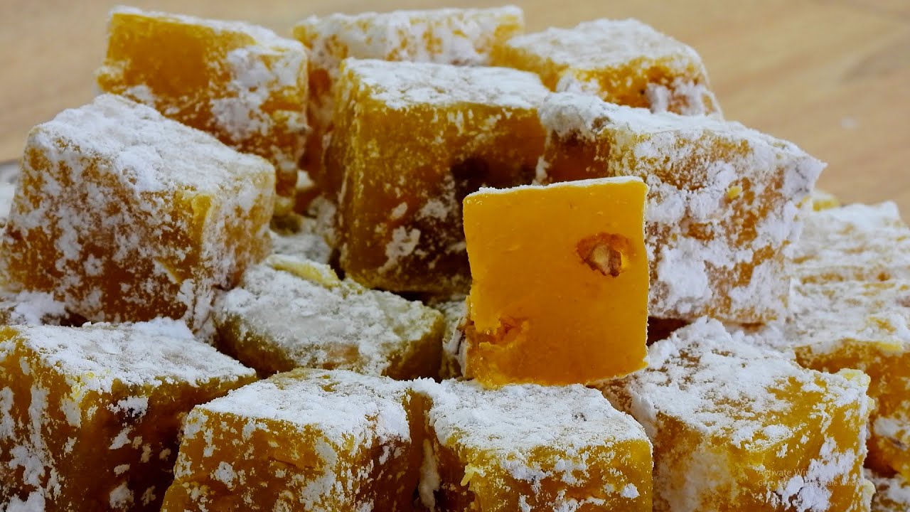 Rahat Lokum Recept || Kako se pravi Ratluk || Ratluk Domaći Recept ...