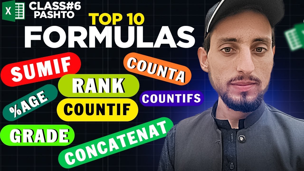 Excel Basic Formulas With Detail Explaination Skill With Pakhtoon YouTube Excel Basic Formulas With Detail Explaination Skill With Pakhtoon YouTube