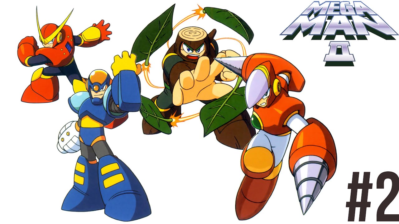 Flash Man, Quick Man, Wood Man e Crash Man - Mega Man 2 (NES) #2 - YouTube