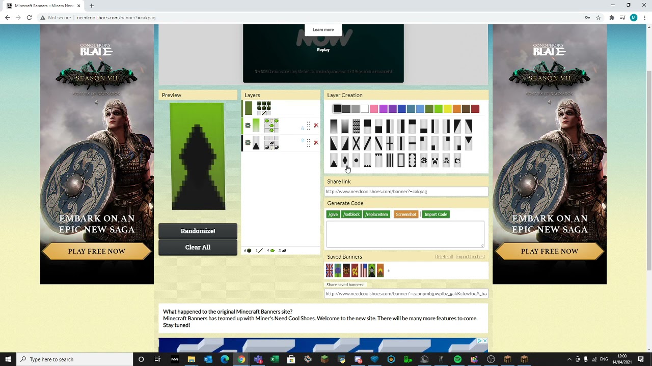 How to create the Dante and Resistance Banner's from hypixel skyblock ...