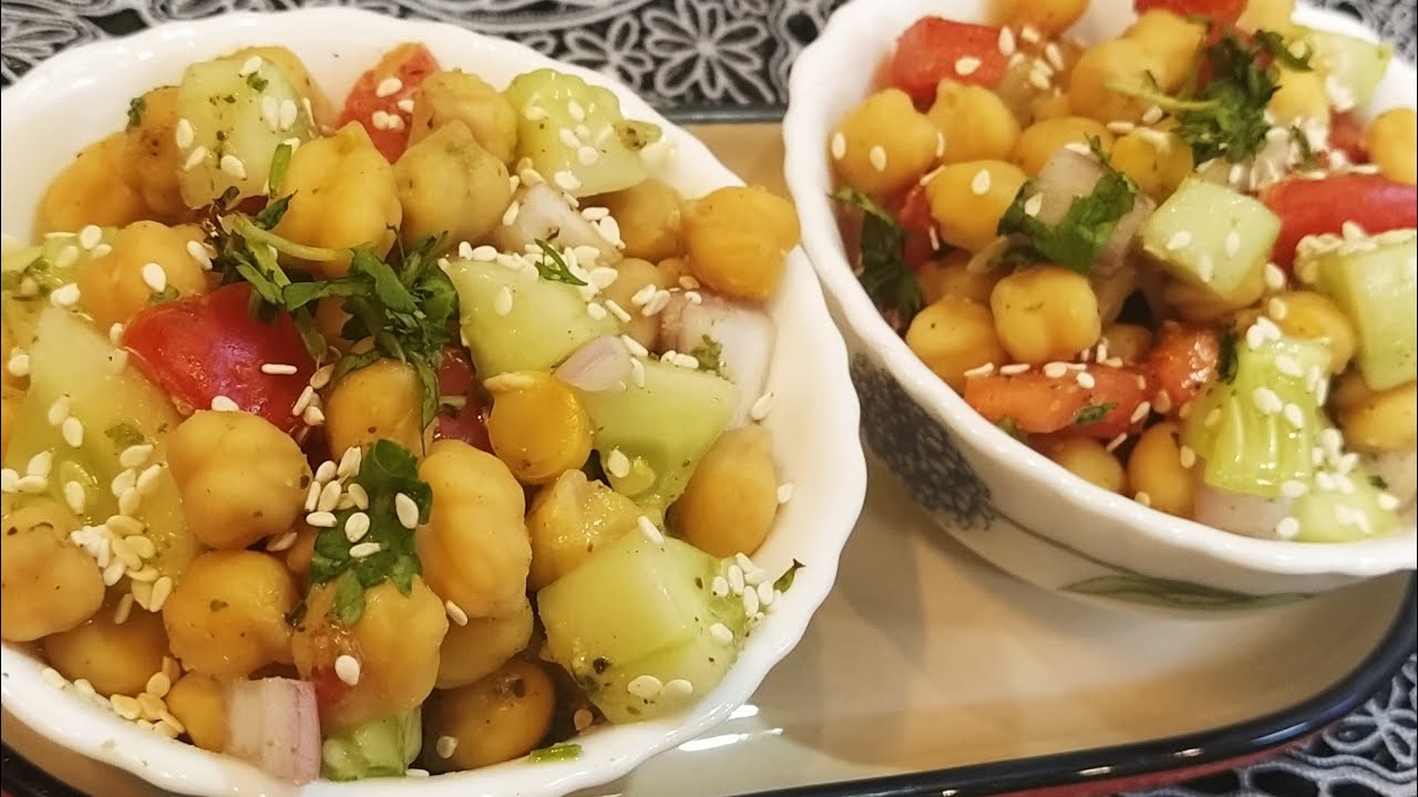 Chole chat..! Chickpea weight loss salad ..! Chatpate Chana chat ...