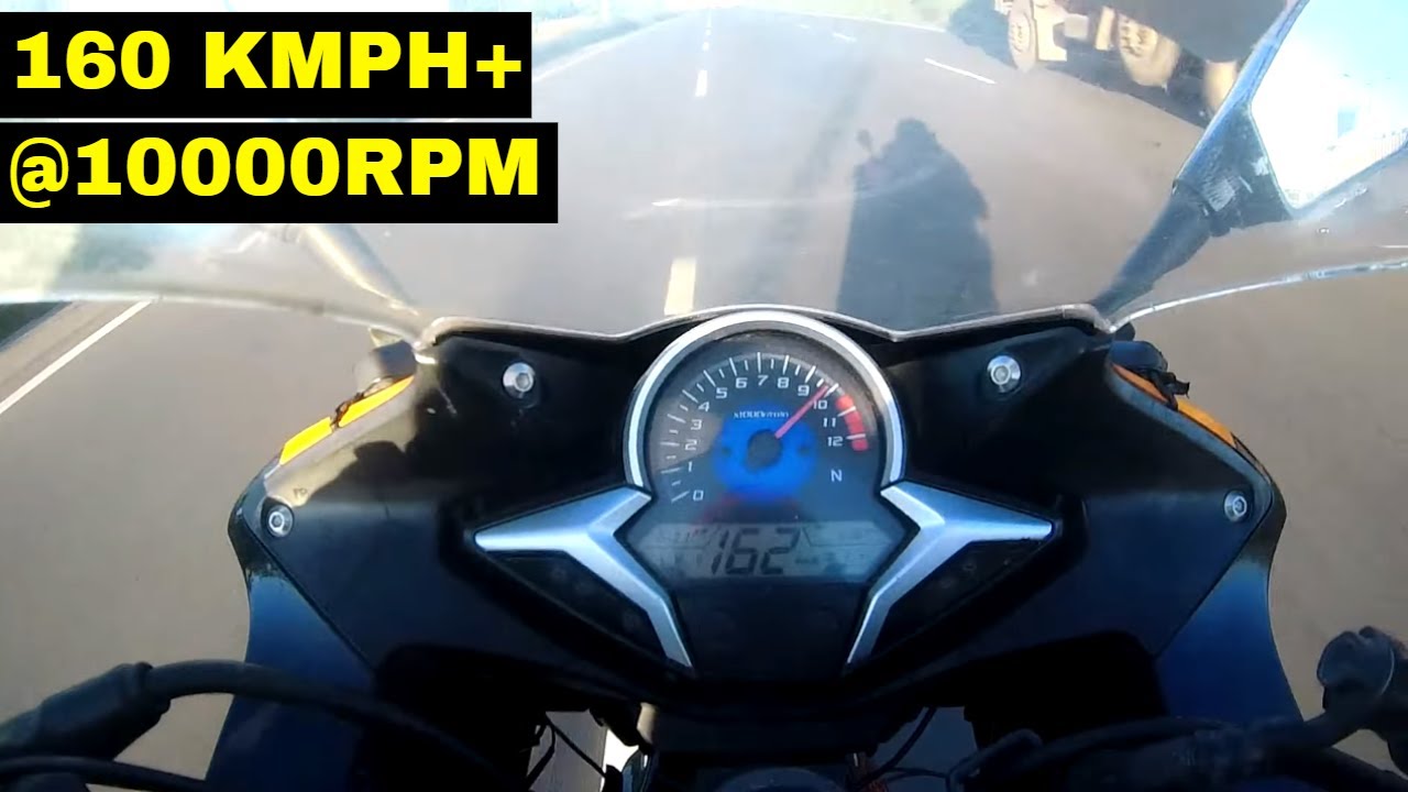 CBR 250 Top Speed Repsol Edition 162km/h - YouTube