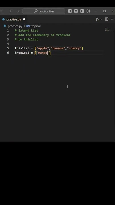 Extend List Python Coding Learnpython Pythonforbeginners Code Youtube