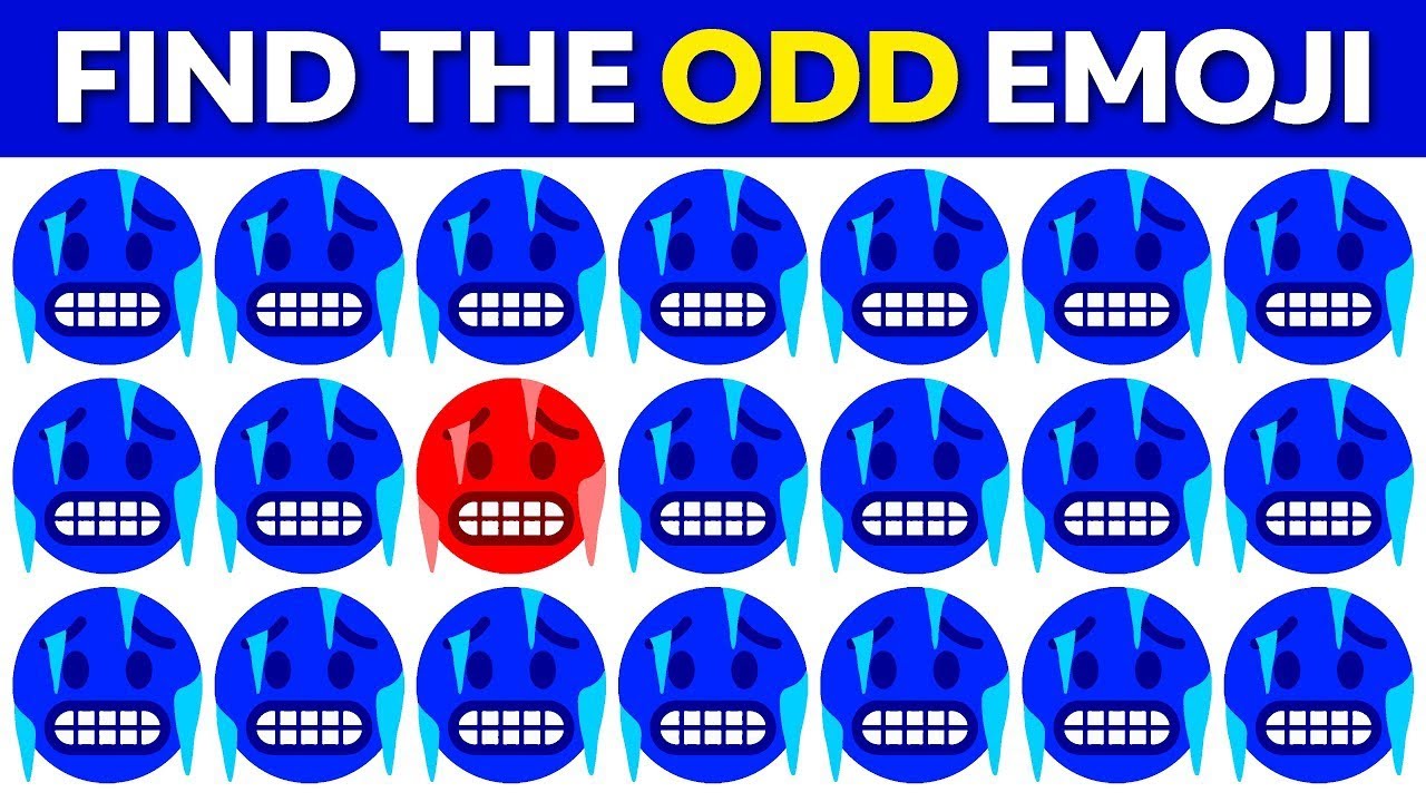 find the odd emoji out 🥴😔 - Hard Edition, Medium edition and Easy ...