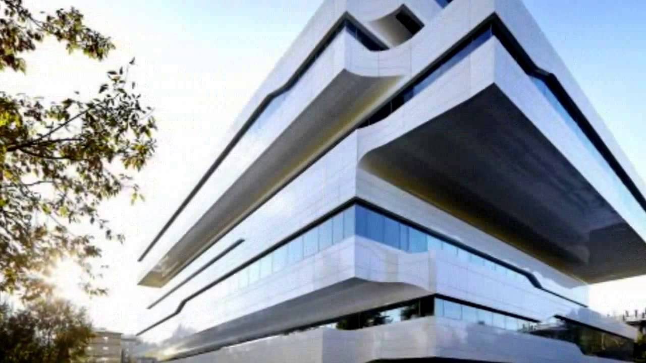Zaha Hadids Dominion Office Building in Moscow boasts a space agelike ...