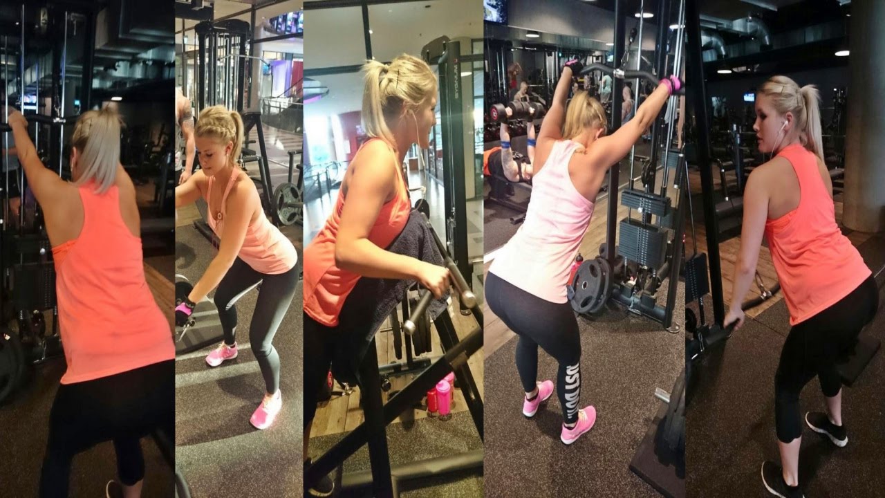 Follow me around | McFit gym session & Ironmaxx products! :) - YouTube