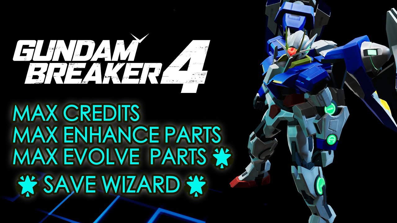 [PS4] Gundam Breaker 4 | MAX ENHANCE & EVOLVE PARTS | MAX CREDITS & MAX ...
